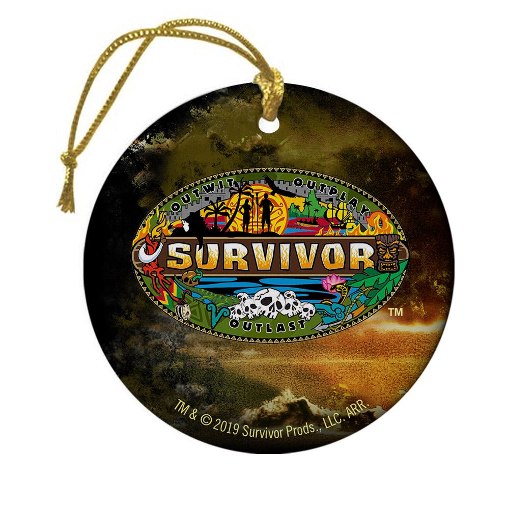 Survivor Mashup Logo Doppelseitiges Ornament – Paramount Shop