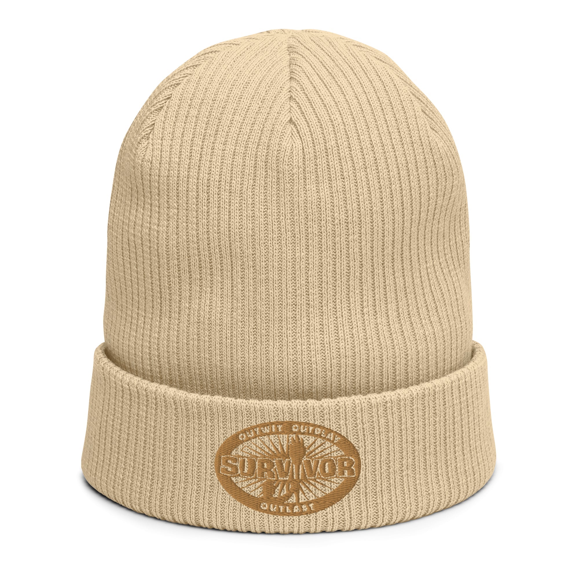 Survivor Outwit, Outplay, Outlast Recycled Cuffed Beanie – Paramount Shop