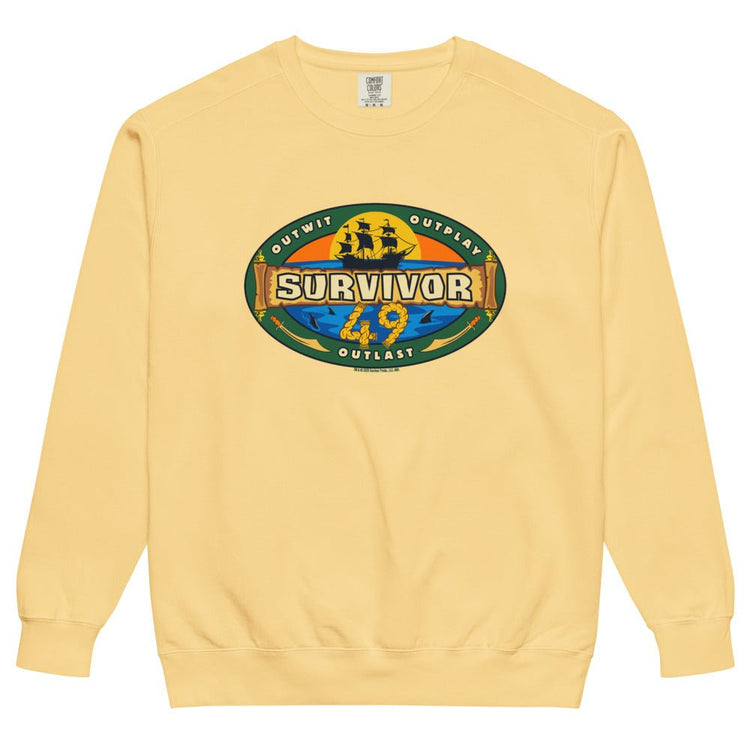 Survivor Season 49 Logo Comfort Colors Unisex Crewneck Sweatshirt ...