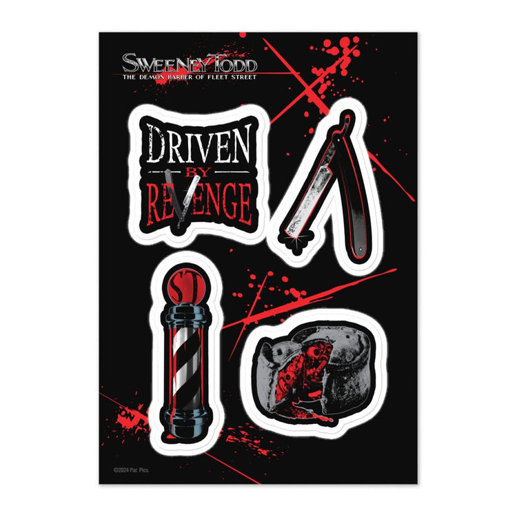 Sweeney Todd Icons Sticker Sheet – Paramount Shop