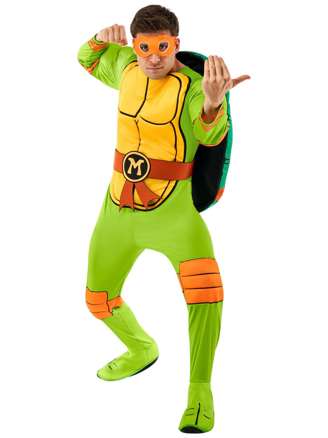 Teenage Mutant Ninja Turtles Michelangelo Men's Deluxe Costume ...