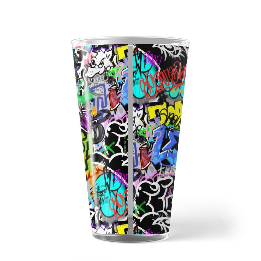 Teenage Mutant Ninja Turtles: Mutant Mayhem Graffiti Pint Glass ...