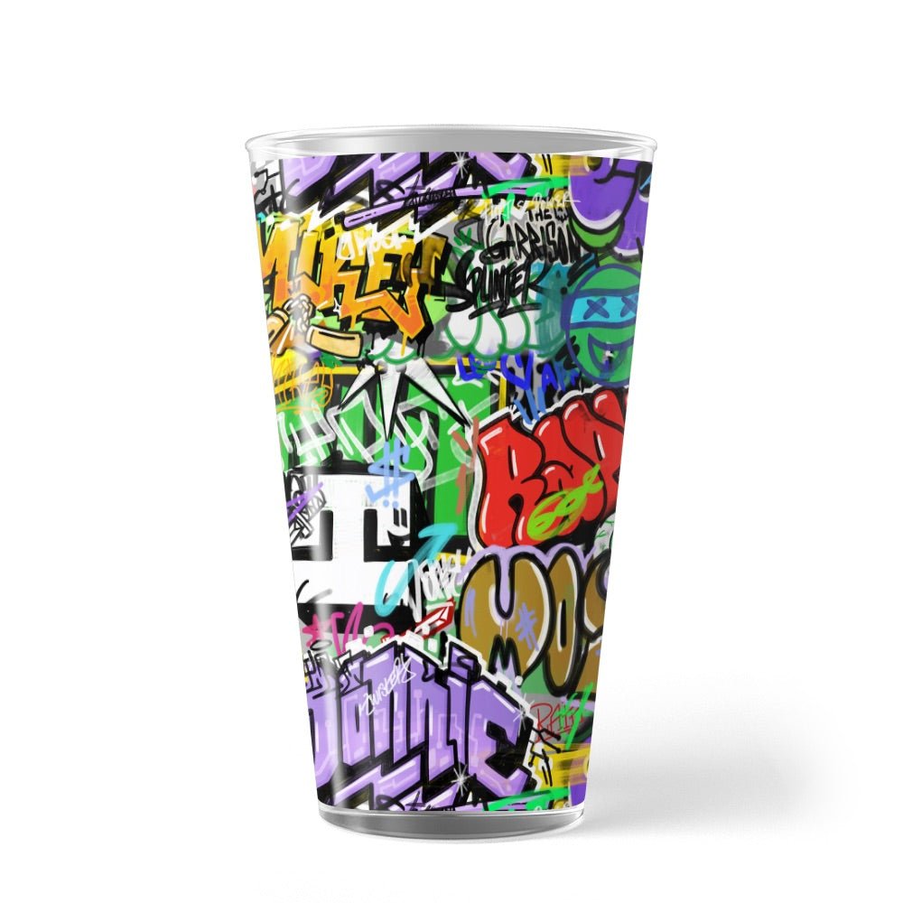 Teenage Mutant Ninja Turtles: Mutant Mayhem Graffiti Pint Glass ...