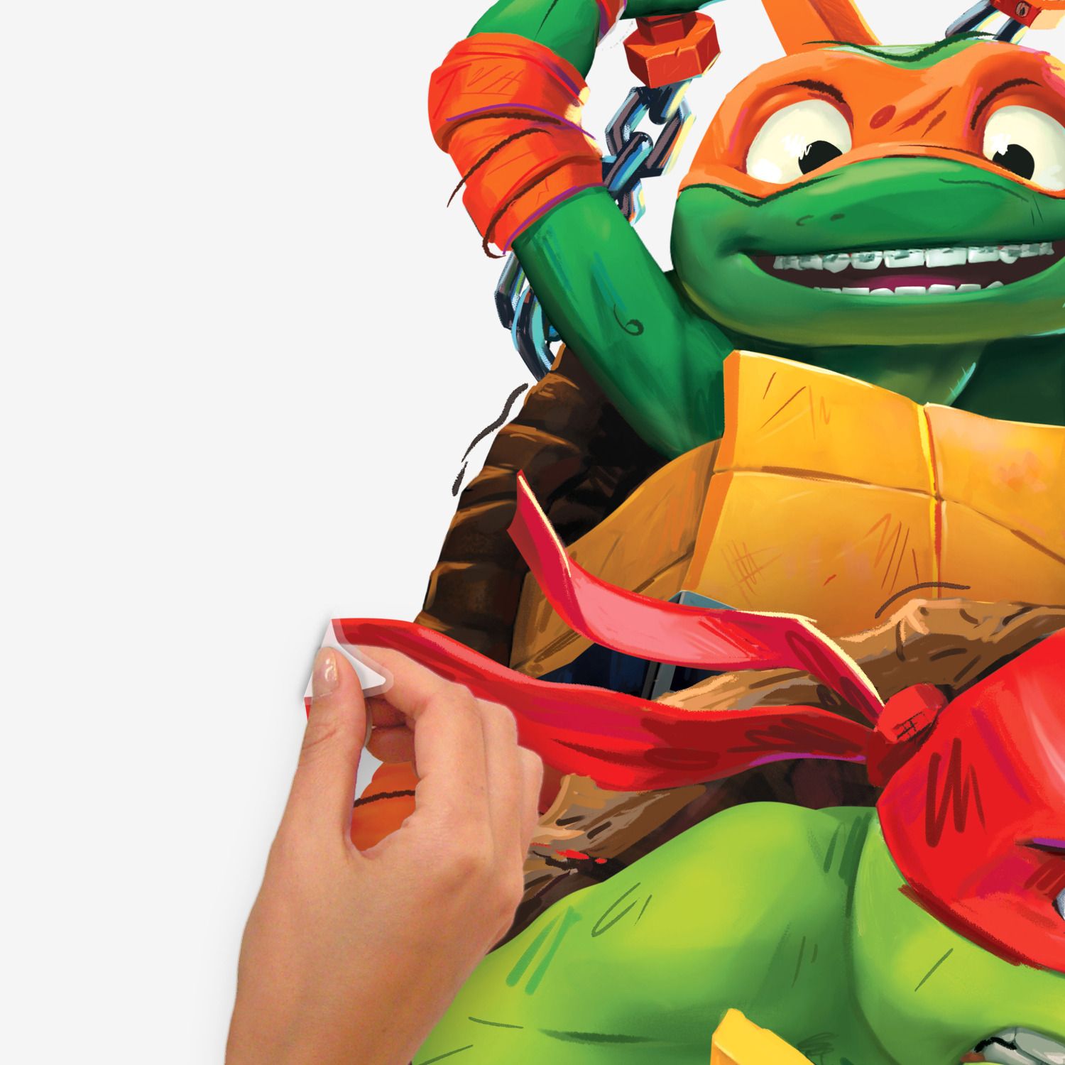 Teenage Mutant Ninja Turtles: Mutant Mayhem Group Giant Wall Decals ...