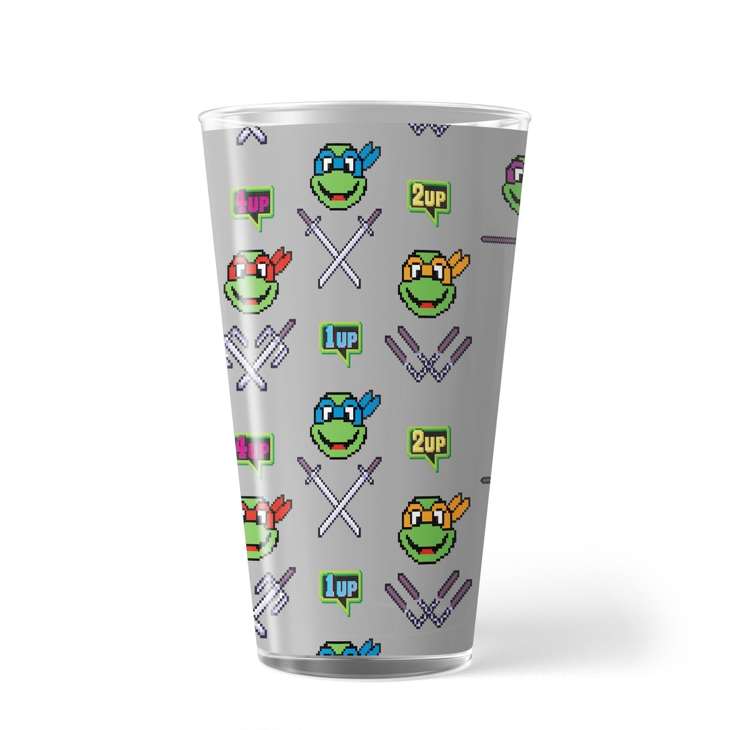 Teenage Mutant Ninja Turtles Ninjas Up Pattern Verre à pinte de 17 oz ...