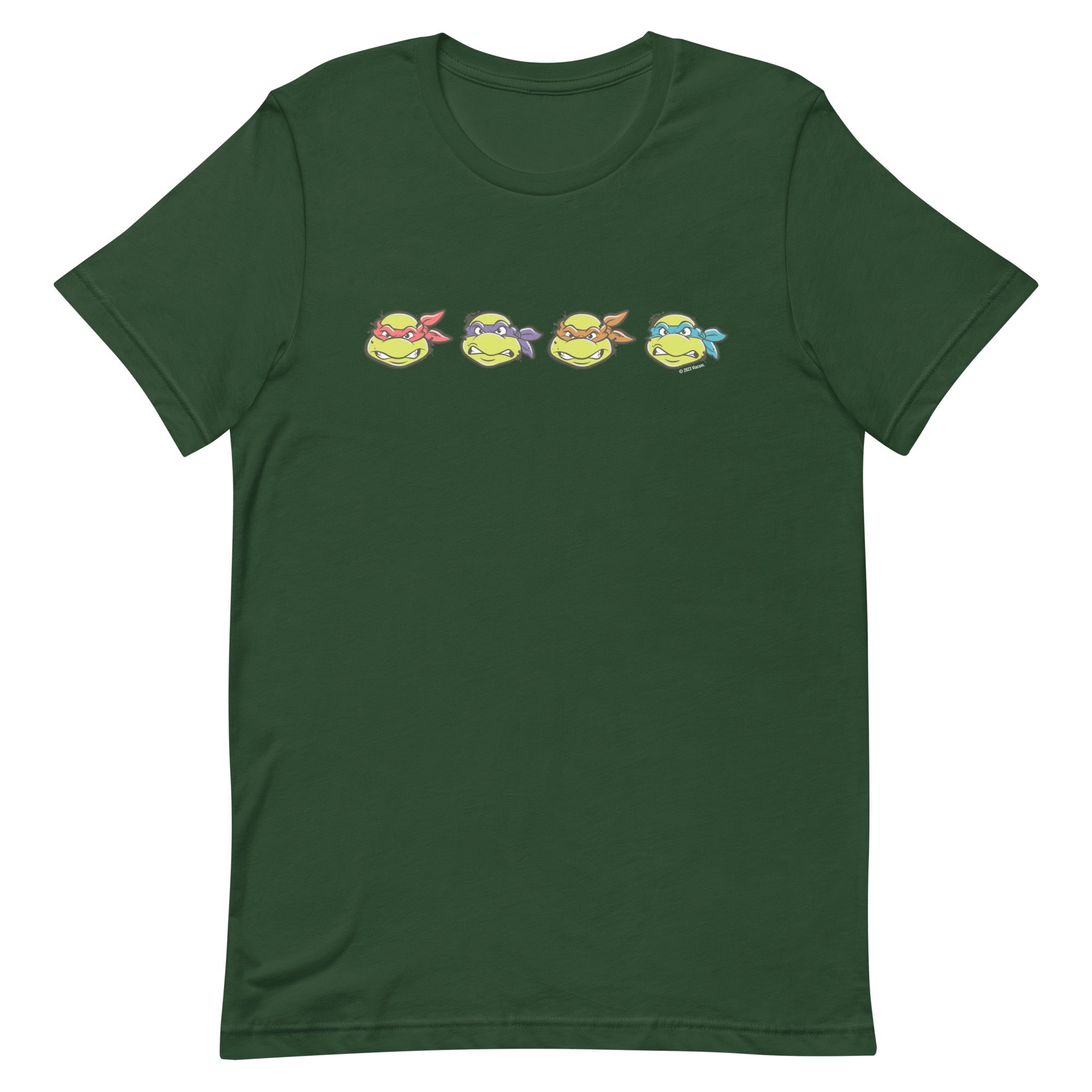 Teenage Mutant Ninja Turtles Shell Adult Short Sleeve T-Shirt ...