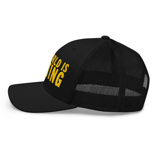 The Amazing Race The World Is Waiting Embroidered Trucker Hat ...