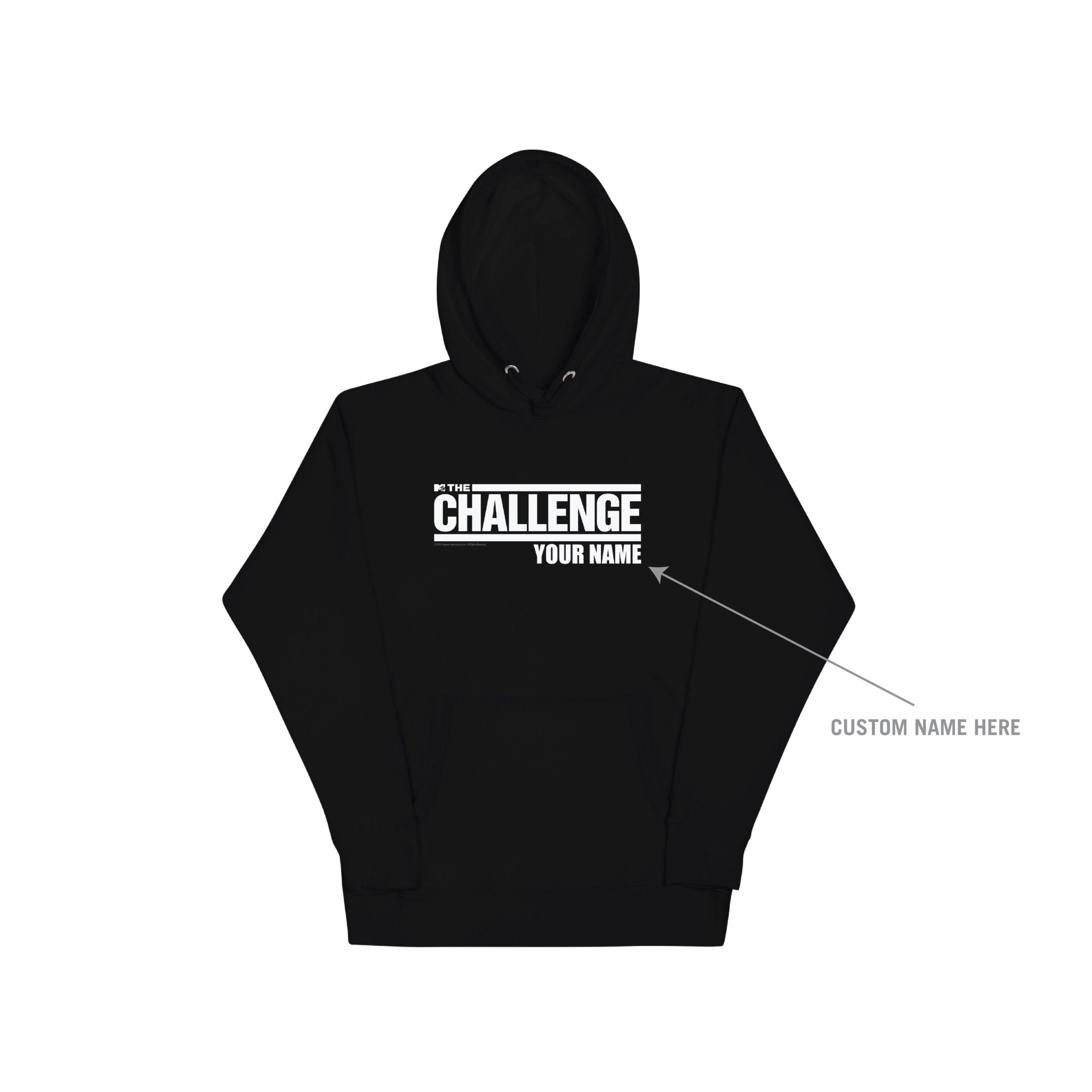 The Challenge Logo Personalized Adult Hoodie – Paramount Shop