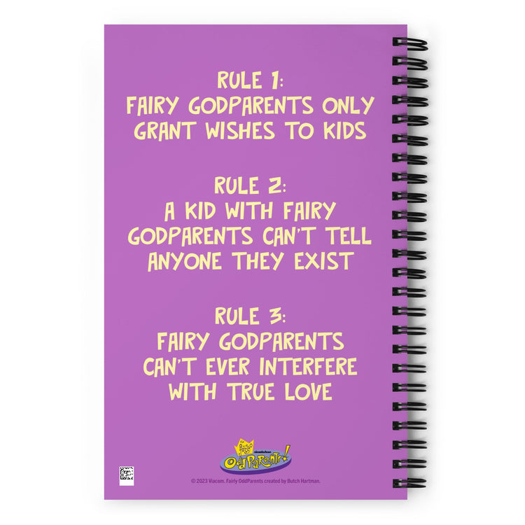 The Fairly OddParents Da Rules Spiral Notebook – Paramount Shop