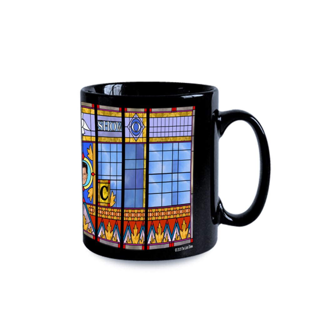 The Late Show with Stephen Colbert Cathedral Black 11 oz Mug ...