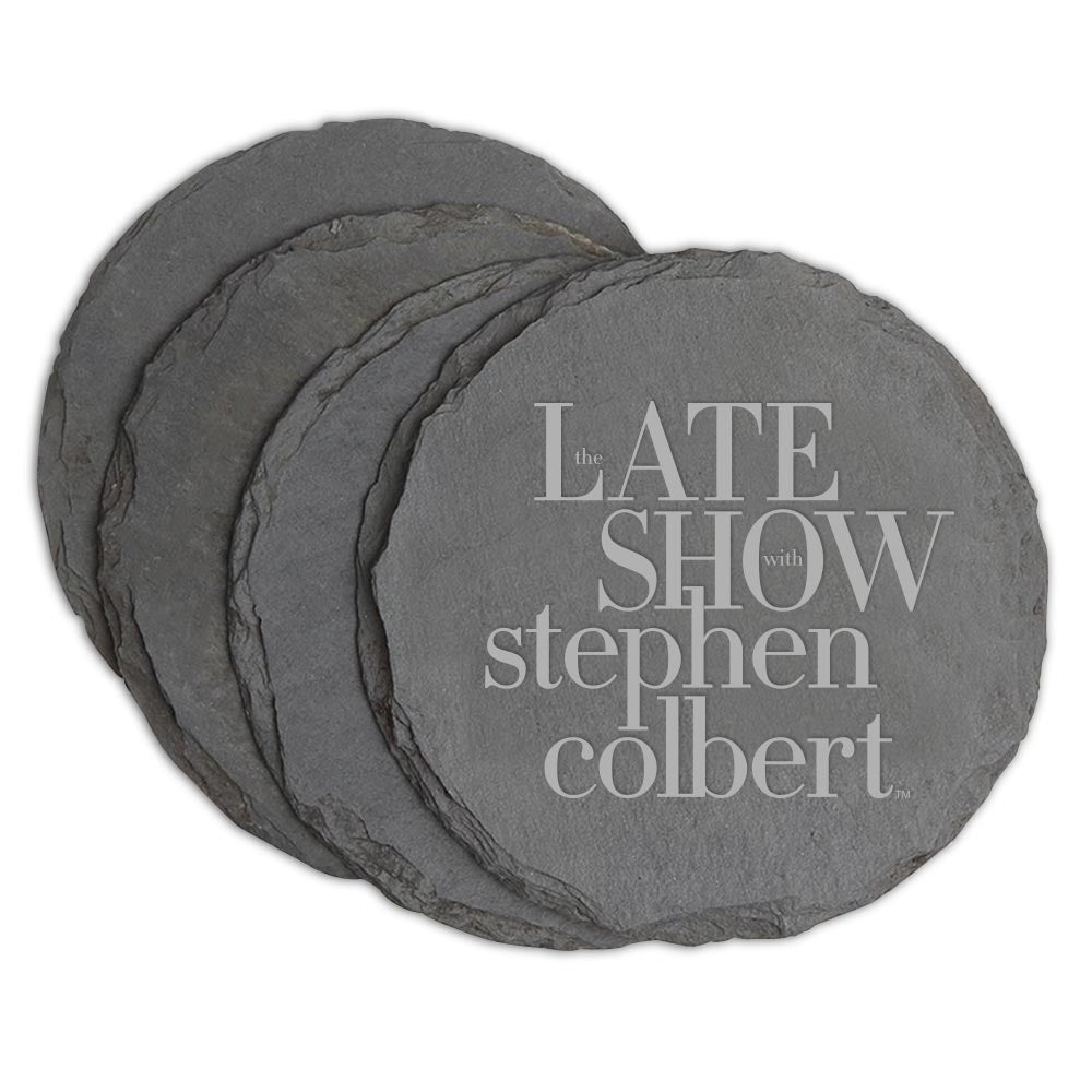 The Late Show with Stephen Colbert Logo Lasergravierter ...