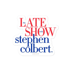 The Late Show with Stephen Colbert Logo Sticker – Paramount Shop