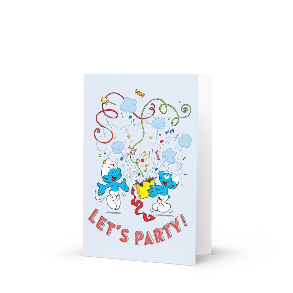 The Smurfs Let's Party Greeting Card – Paramount Shop
