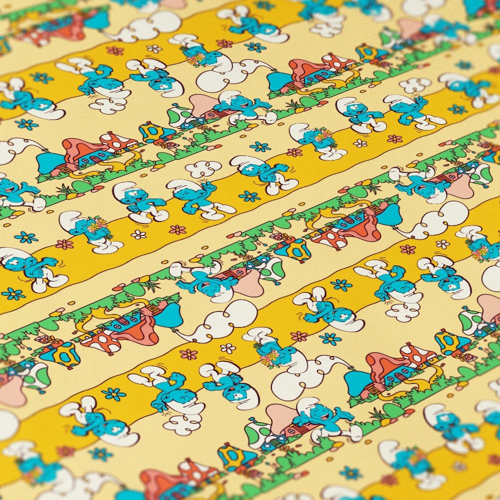 The Smurfs Village Party Wrapping Paper – Paramount Shop