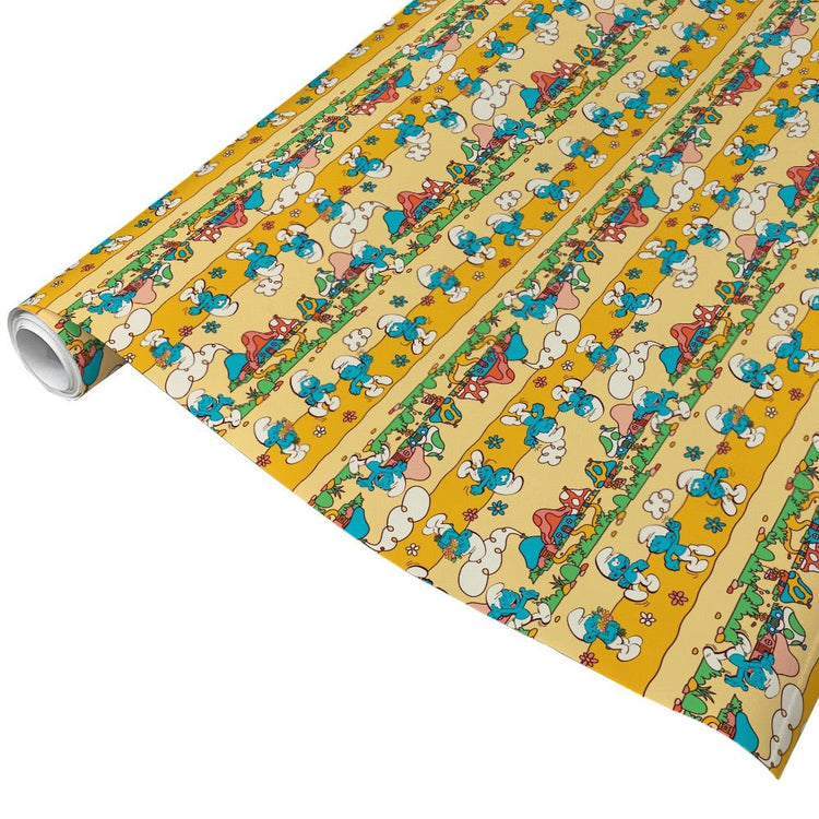 The Smurfs Village Party Wrapping Paper – Paramount Shop