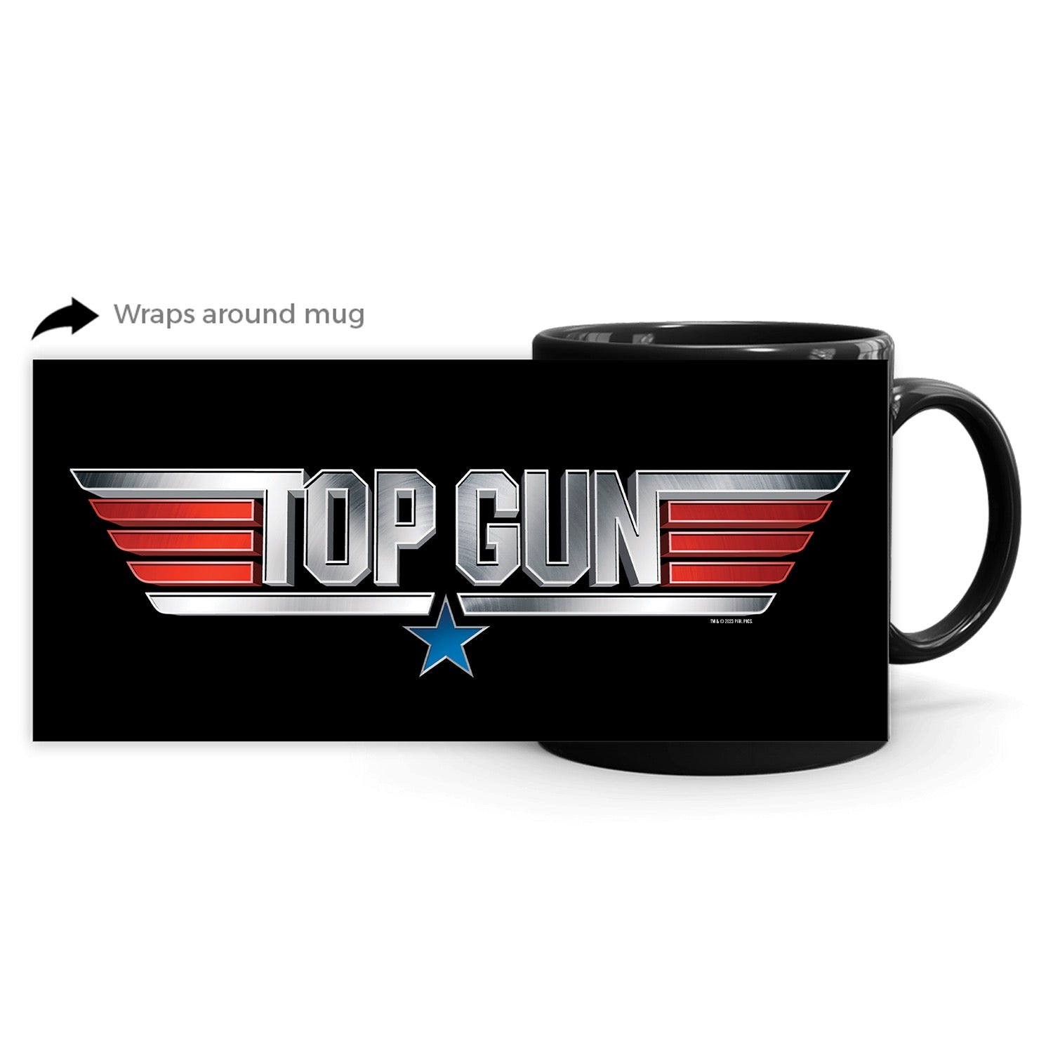 Top Gun Black Mug – Paramount Shop