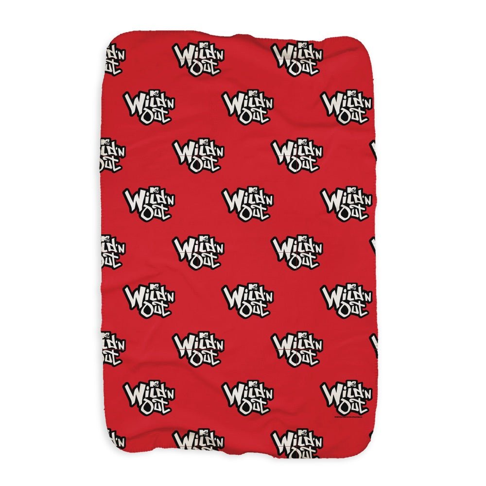 Wild 'N Out Official Logo Pattern Sherpa Blanket – Paramount Shop