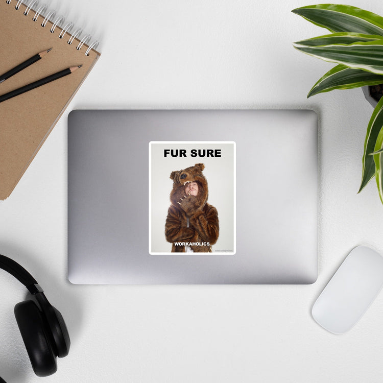 Workaholics "Fur Sure" Die Cut Sticker – Paramount Shop