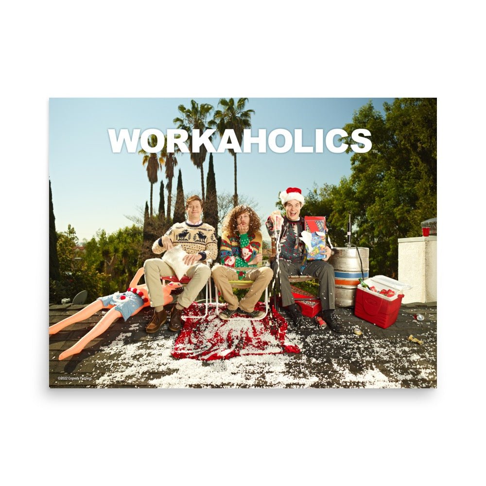 Workaholics Affiche premium sur le toit – Paramount Shop