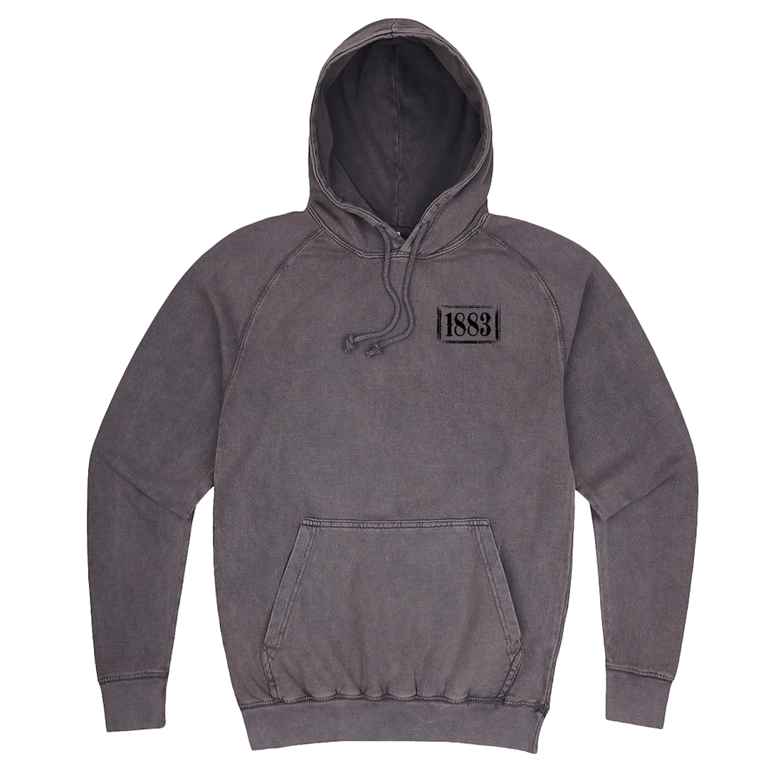 Yellowstone 1883 Logo Distressed Hooded Sweatshirt – Paramount Shop