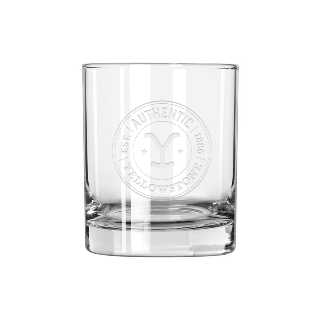 Yellowstone Y authentique Logo Rocks Glass - Ensemble de 2 – Paramount Shop