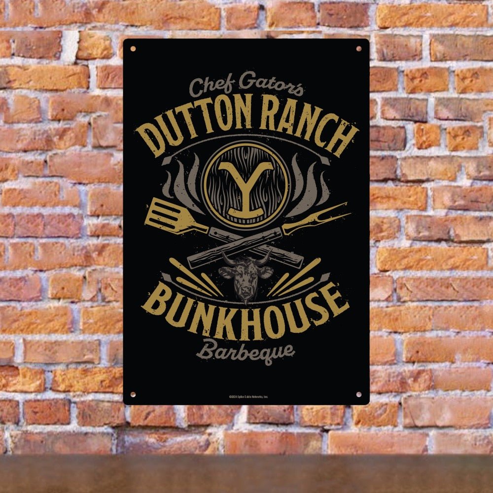 Yellowstone Cartel metálico Chef Gator's BBQ – Paramount Shop