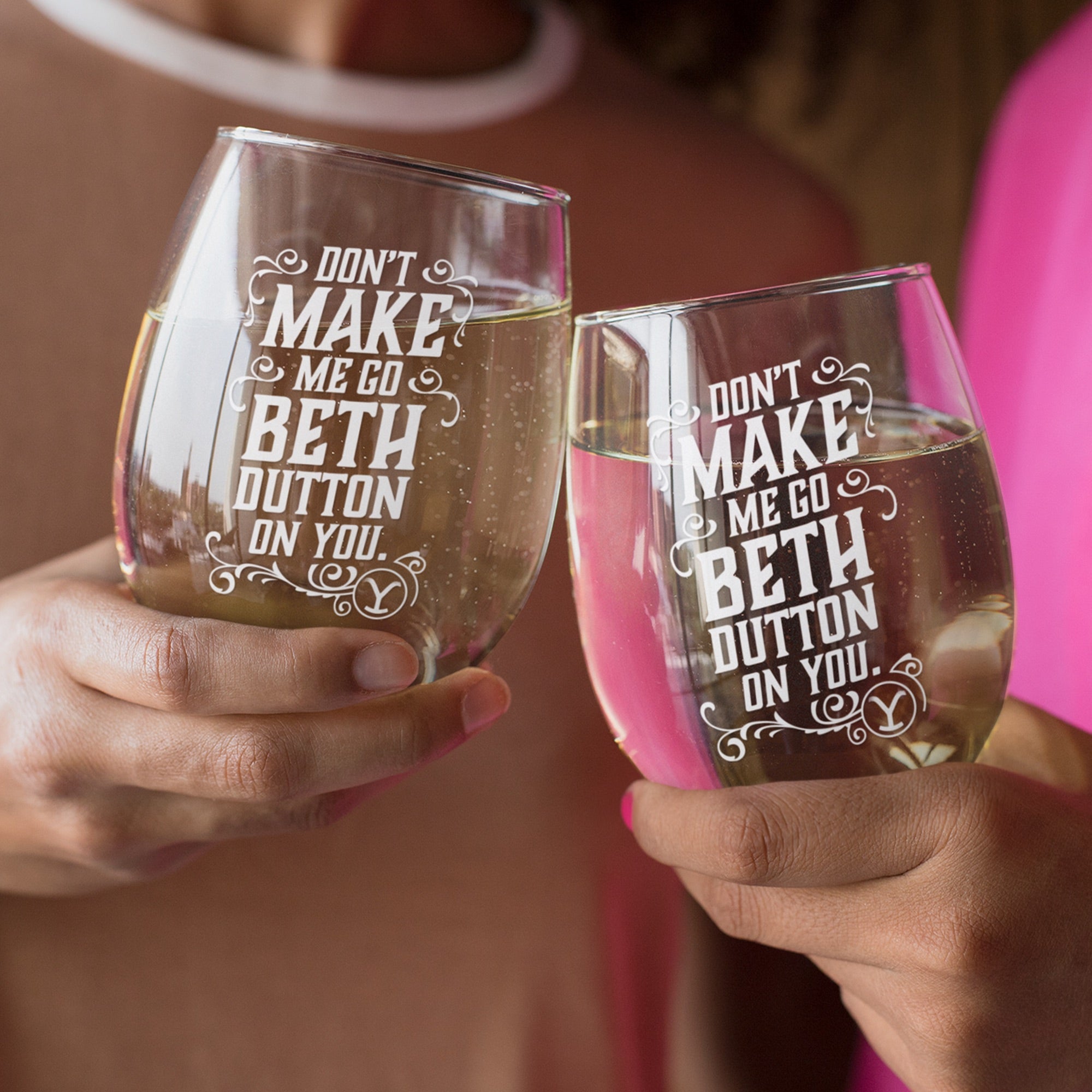 Yellowstone Beth Dutton Quote Laser Engraved Stemless Wine Glass ...
