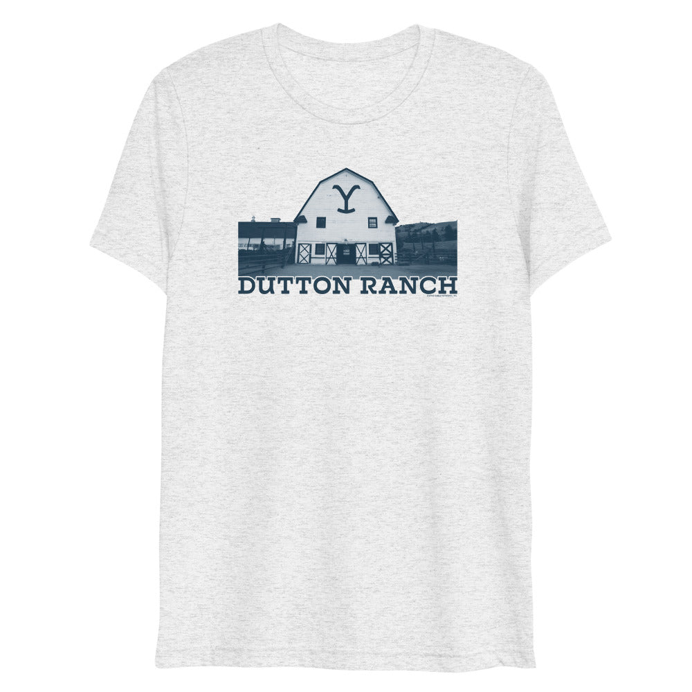 Yellowstone T-shirt tricolore Dutton Ranch Barn – Paramount Shop