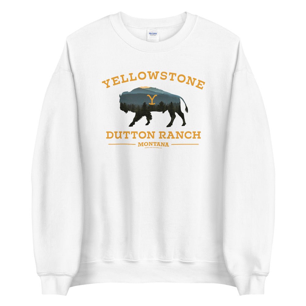 Yellowstone Dutton Ranch Bison Fleece Crewneck Sweatshirt – Paramount Shop