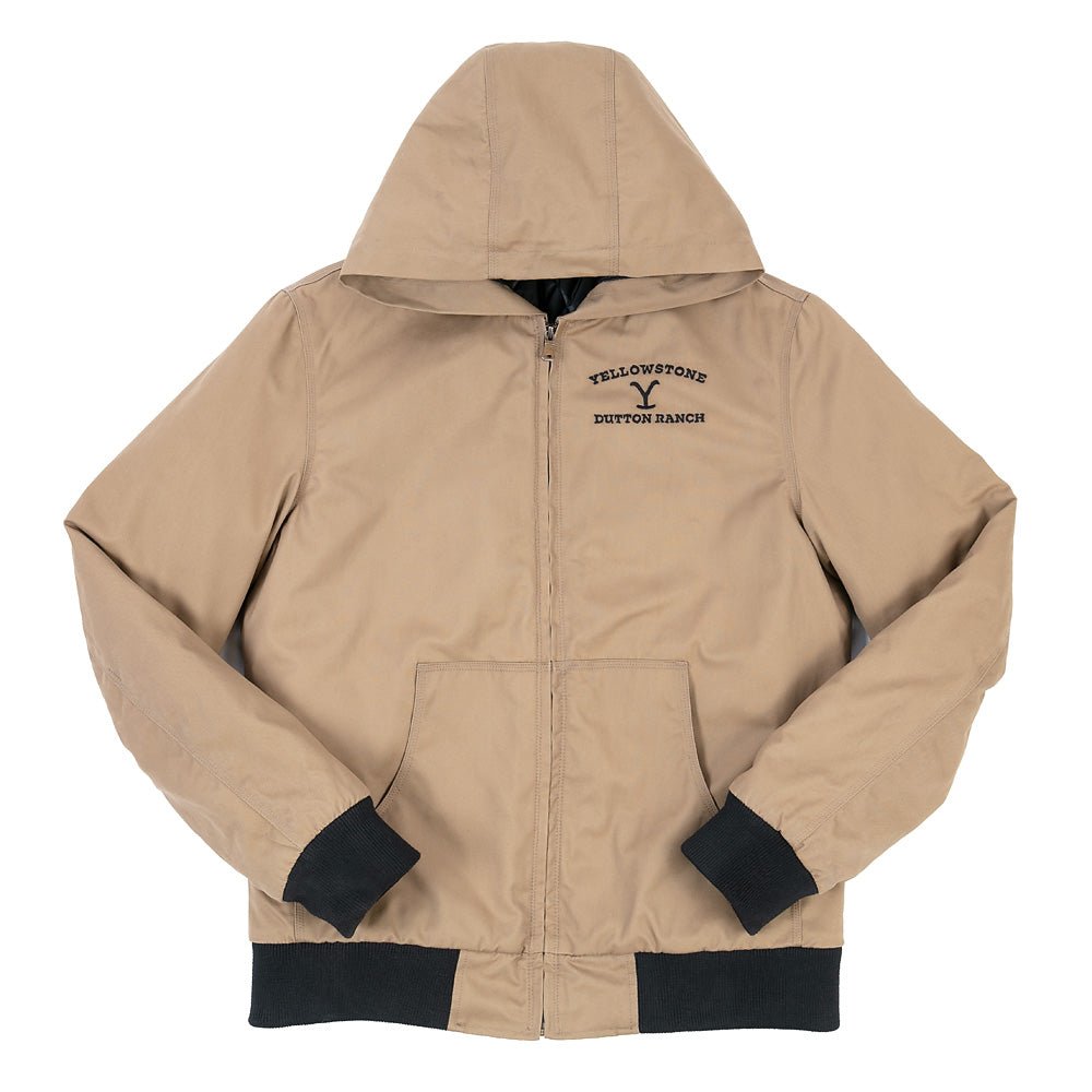 Yellowstone Chaqueta caqui con capucha Dutton Ranch – Paramount Shop