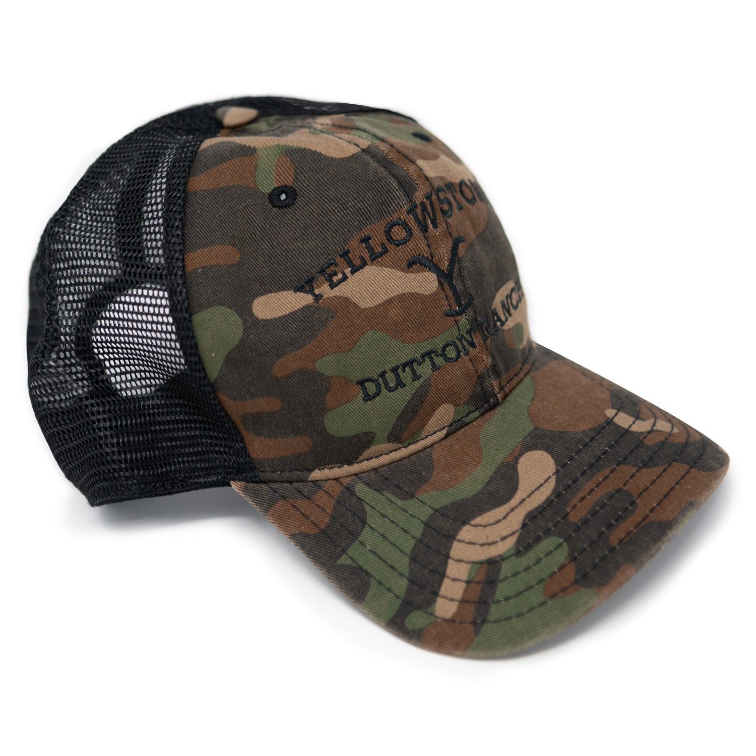 Yellowstone Dutton Ranch Logo As Seen On Camo Hat – Paramount Shop