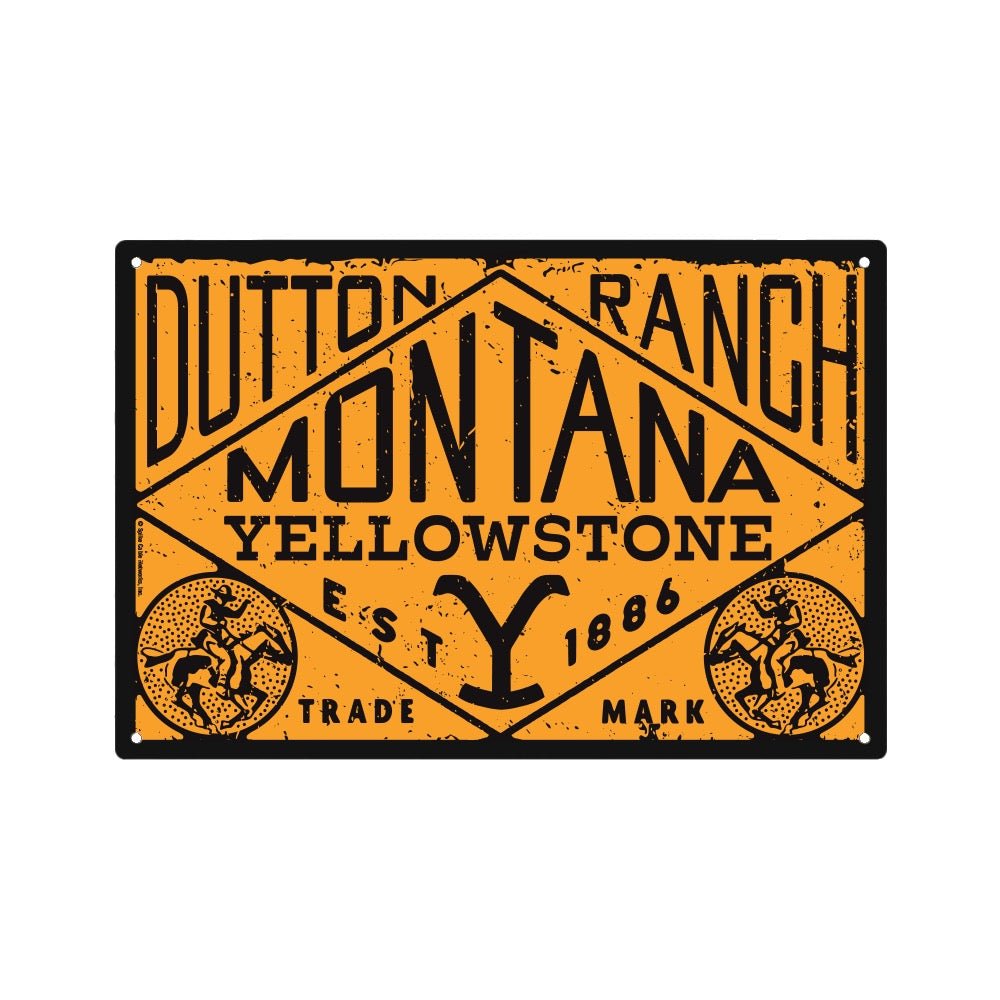 Yellowstone Dutton Ranch Montana Metal Sign – Paramount Shop