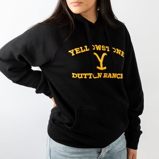 Yellowstone Dutton Ranch Puff Print Hoodie – Paramount Shop
