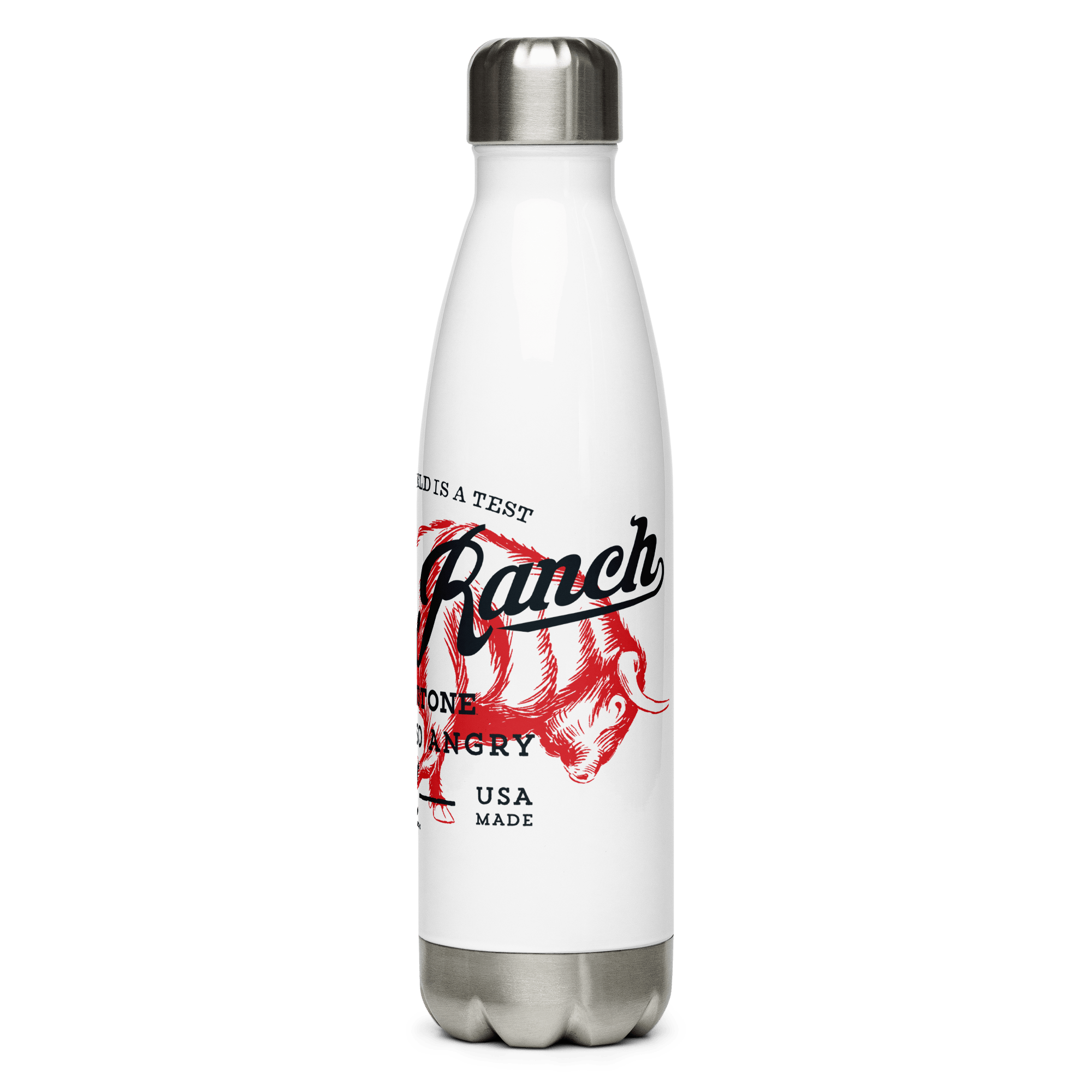 Yellowstone Dutton Ranch So Wild So Angry Stainless Steel Water Bottle ...