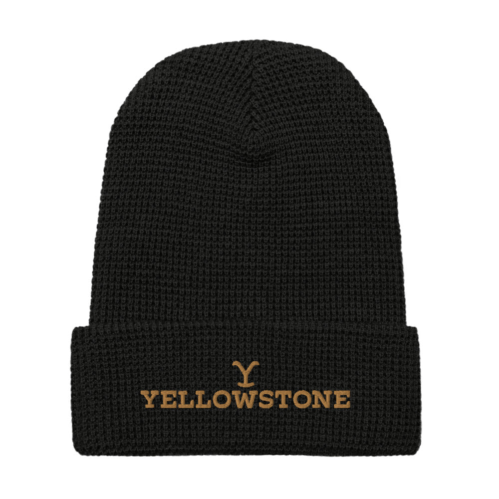 Yellowstone Embroidered Logo Waffle Beanie – Paramount Shop