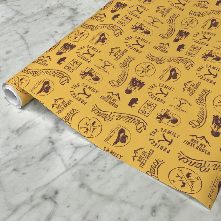 Yellowstone Icons Satin Wrapping Paper – Paramount Shop
