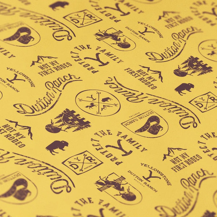 Yellowstone Icons Satin Wrapping Paper – Paramount Shop