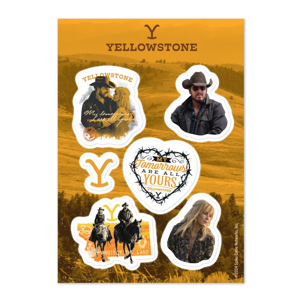 Yellowstone Rip & Beth Sticker Sheet – Paramount Shop