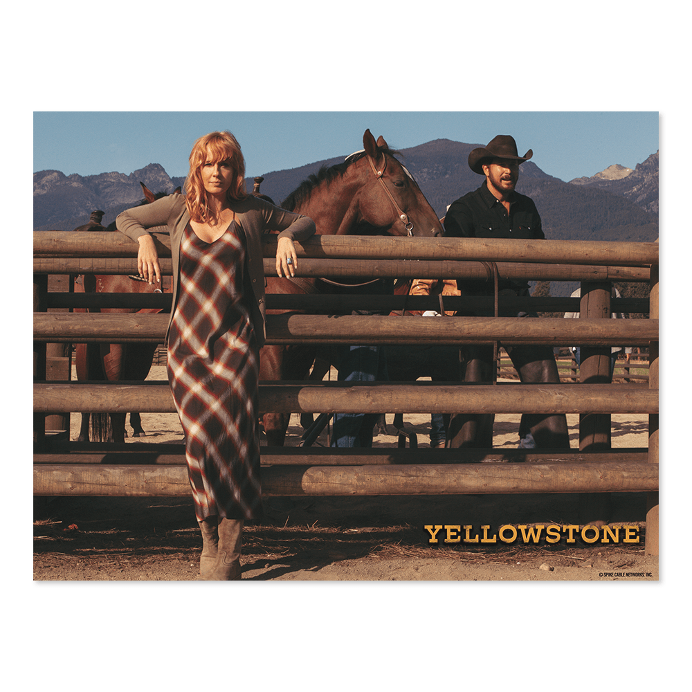 Yellowstone Rip Wheeler and Beth Dutton Satin Poster – Paramount Shop