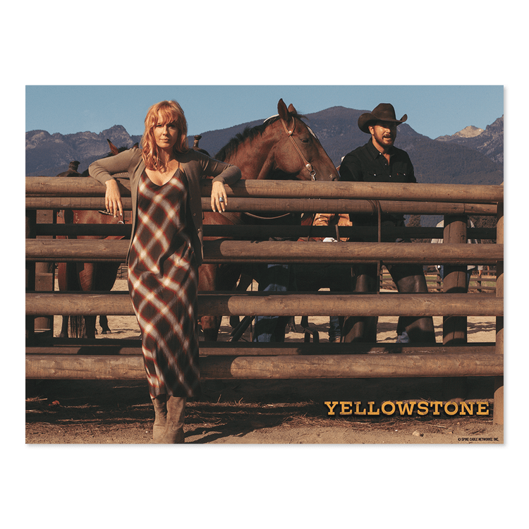 Yellowstone Rip Wheeler and Beth Dutton Satin Poster – Paramount Shop
