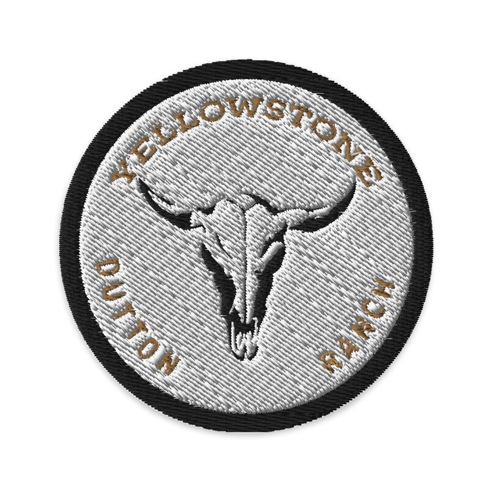 Yellowstone Schädel bestickter Patch – Paramount Shop