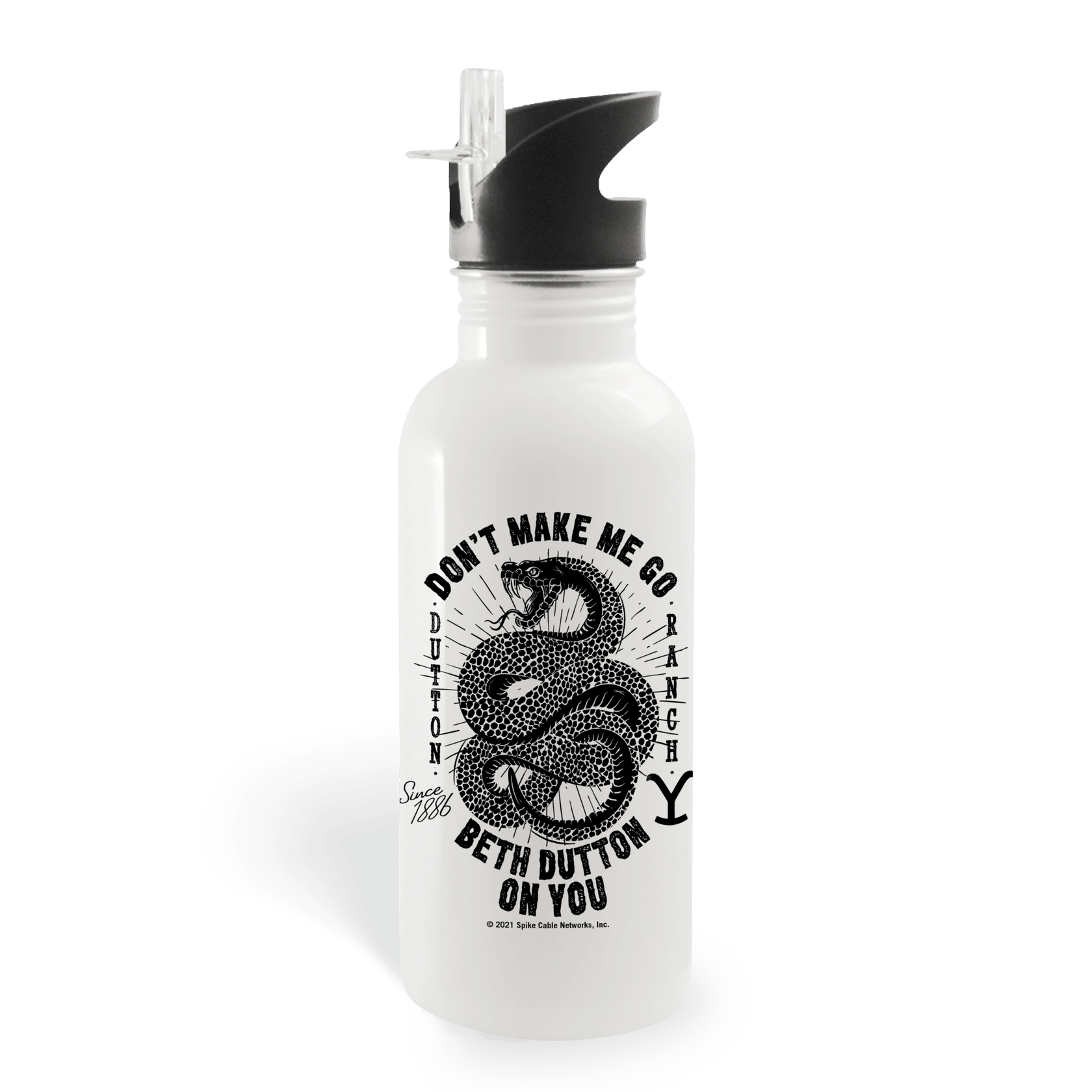 Yellowstone Snake Beth Dutton On You 20 oz Screw Top Water Bottle with ...