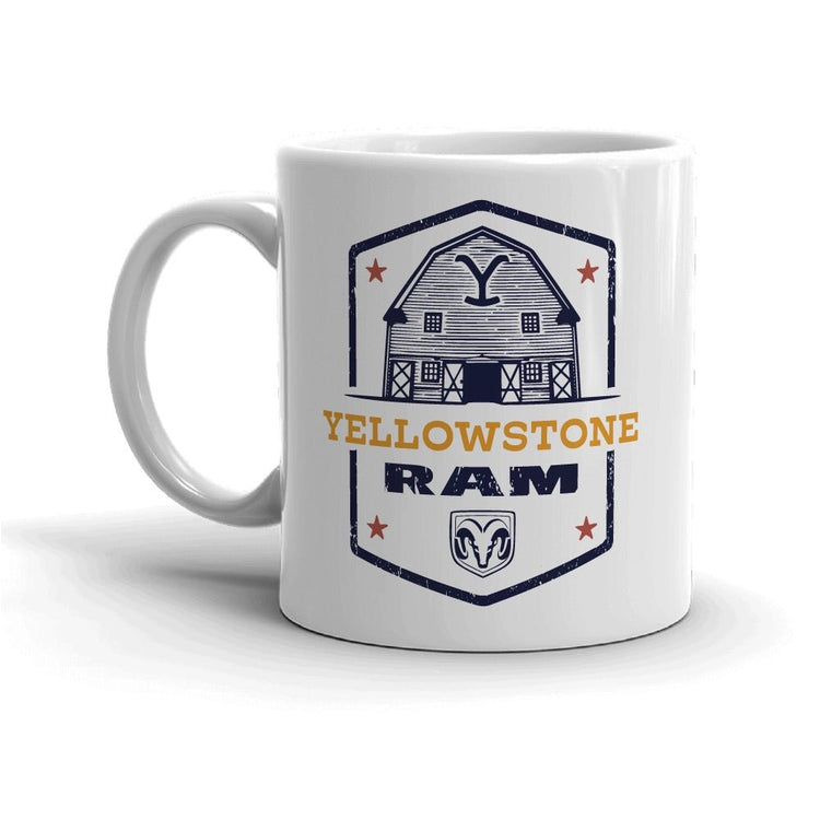 Yellowstone x Ram Barn White Mug – Paramount Shop
