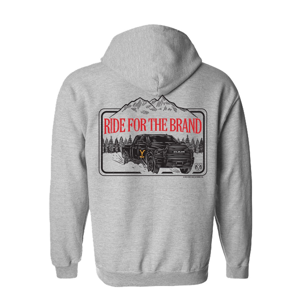 Yellowstone x Ram Ride For The Brand Zip-Up Hoodie – Paramount Shop