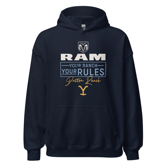 Yellowstone x Ram Your Ranch Your Rules Hoodie – Paramount Shop