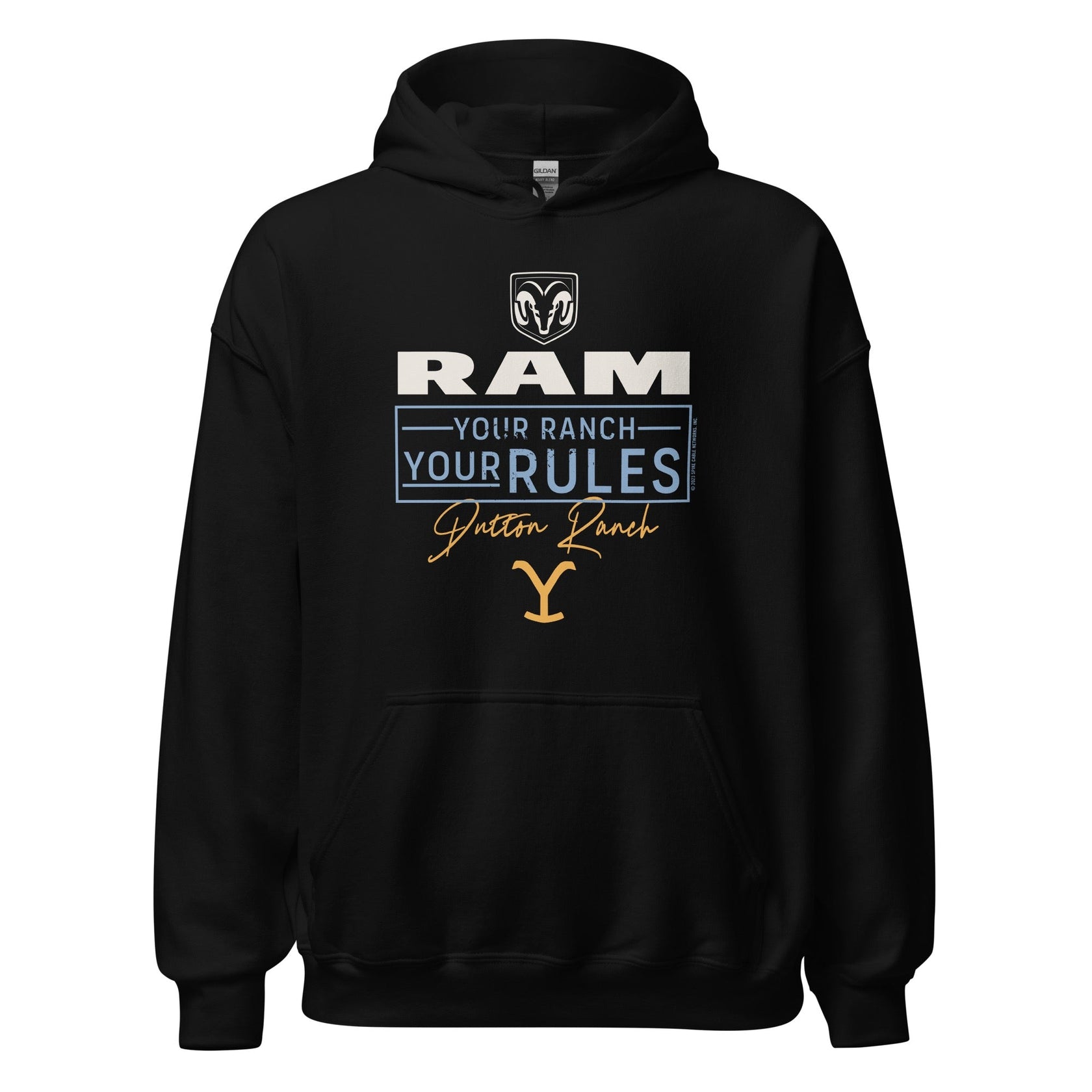 Yellowstone x Ram Your Ranch Your Rules Hoodie – Paramount Shop